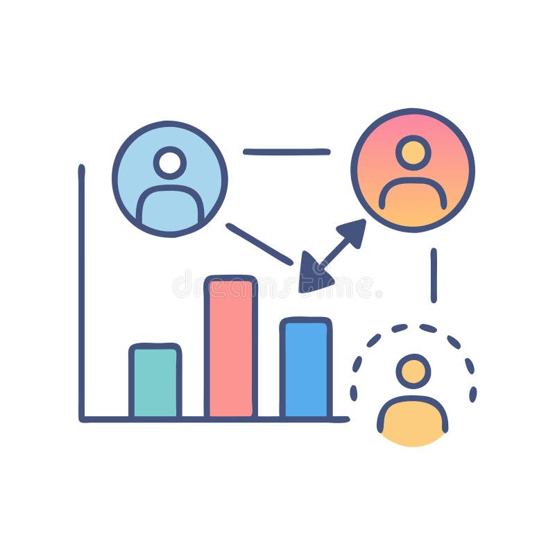 Key Customer Relationship Metrics Icon Stock Vector - Illustration of ...
