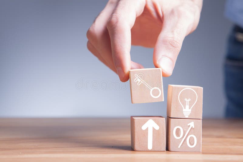 Key Decision Business Thinking Development in Business Stock Image ...