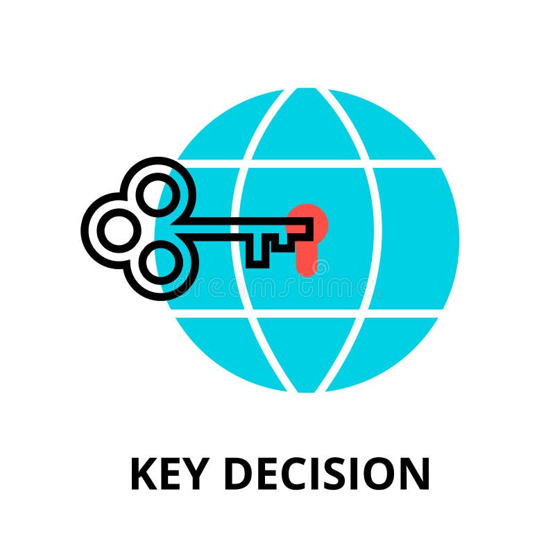 Key Decision Icon, for Graphic and Web Design Stock Vector ... Key Decision Icon, for Graphic and Web Design Stock Vector ...