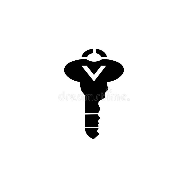 Key Door Icon Vector Design Stock Vector - Illustration of gold ...