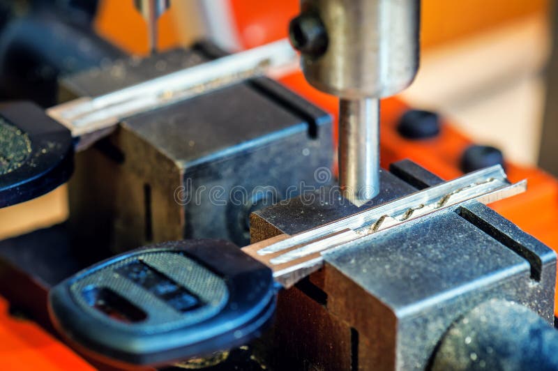 Key duplicating machine stock image. Image of duplicating - 9597961
