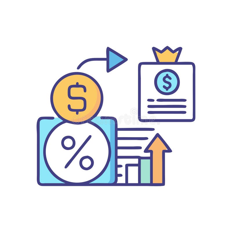 Key EBIT Icon stock vector. Illustration of genius, marketing - 352798559