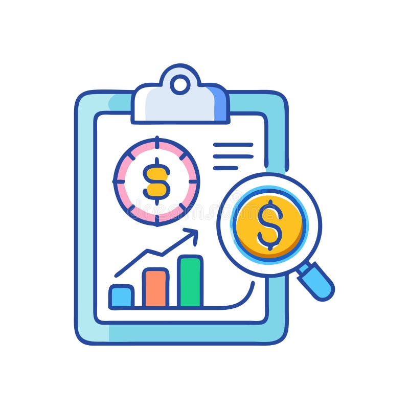 Key Economic Assessment Tools Icon Stock Vector - Illustration of ...