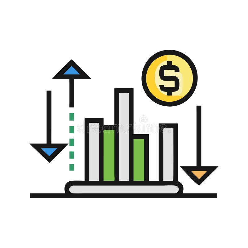 Key Economic Impact Metrics Icon Stock Vector - Illustration of design ...