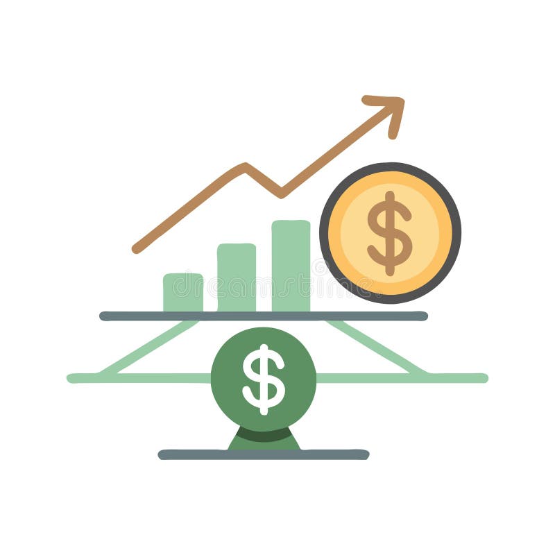 Key Economic Stability Icon Stock Vector - Illustration of management ...