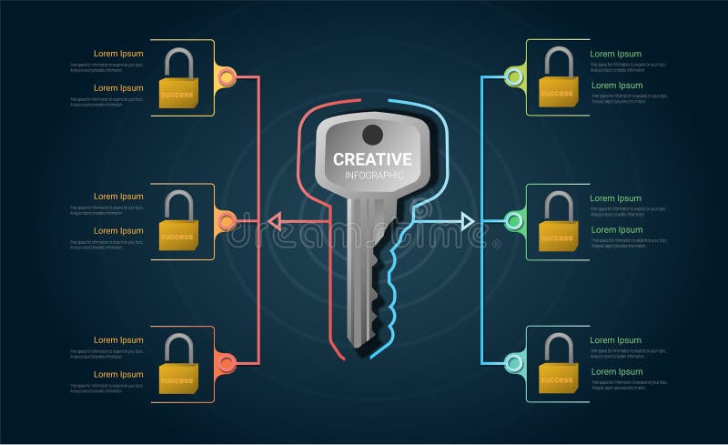 Key Elements Infographics Design for Presentation Business Stock Vector ...