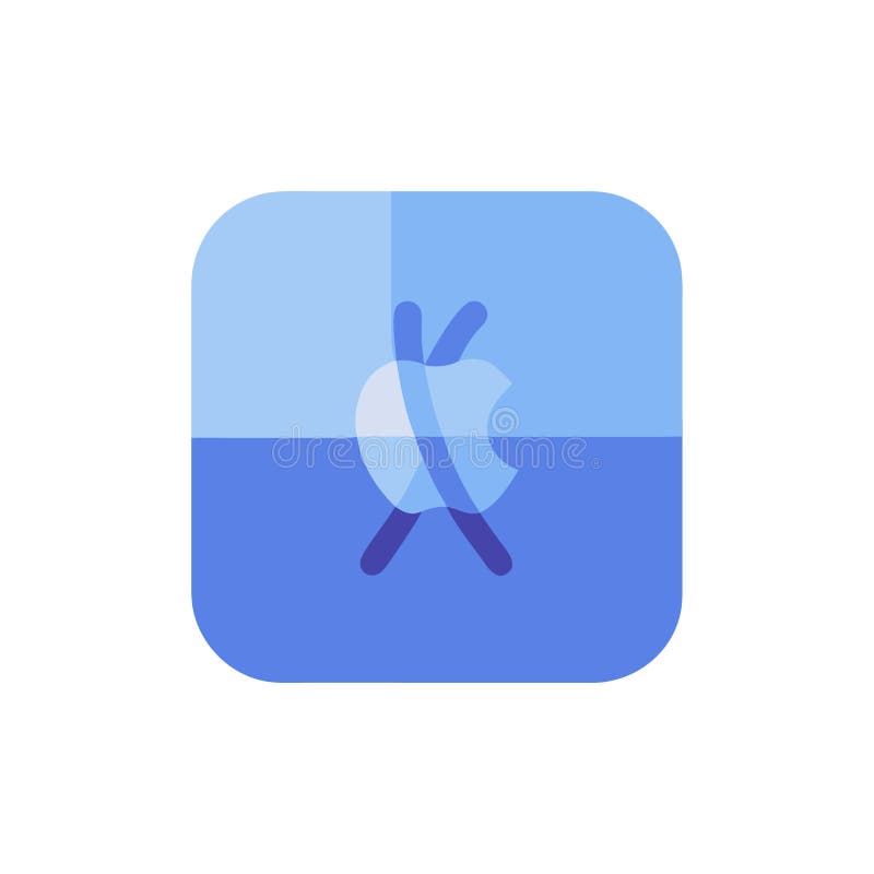 Key Elements of MacOS Logo Design Stock Illustration - Illustration of ...