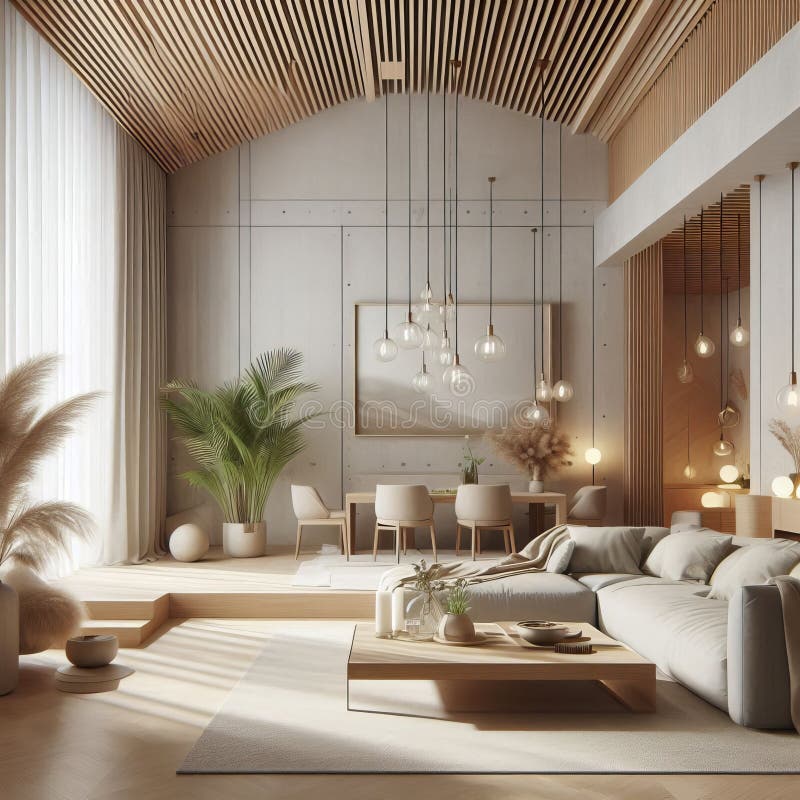 Key Elements Ultra Clean Lines Minimal Decor and a Focus on Natu Stock ...