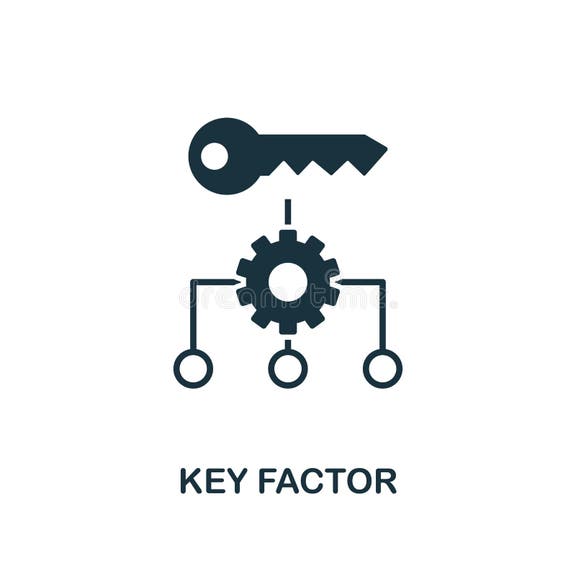 Key Factor Icon. Creative Element Design from Business Strategy Icons ...