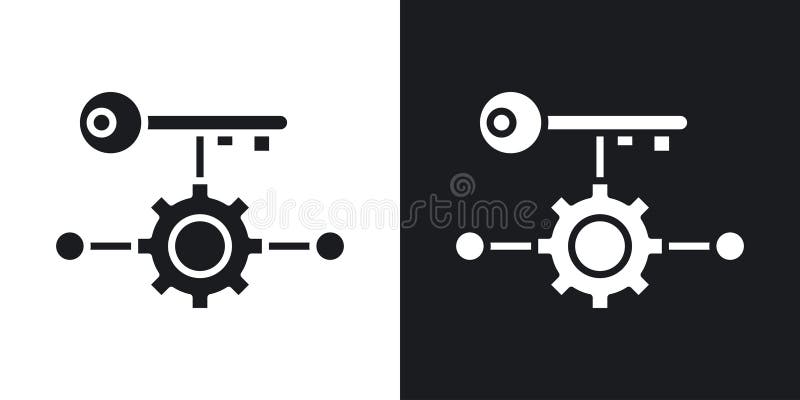 Key factor icon vector stock vector. Illustration of website - 348263473