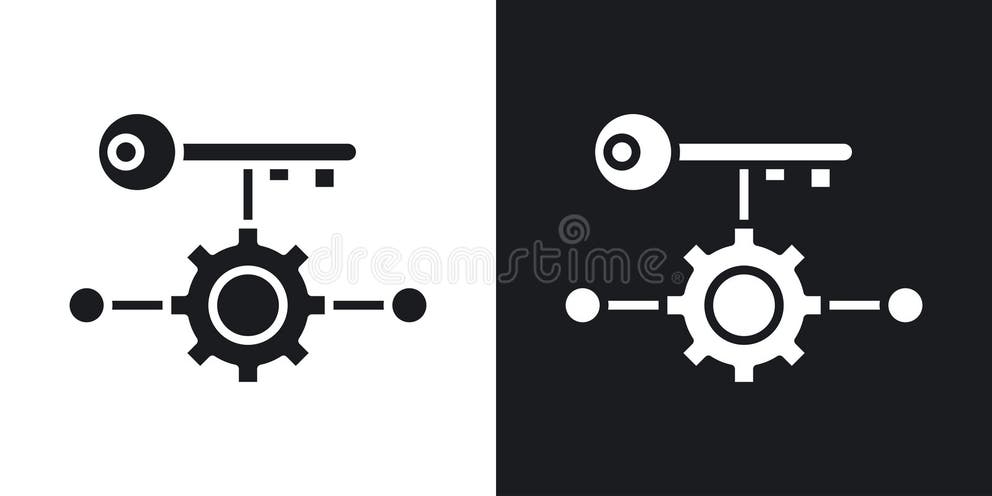 Key factor icon vector stock vector. Illustration of website - 348263473
