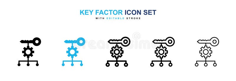 Key factor icon vector stock vector. Illustration of computer - 348441714
