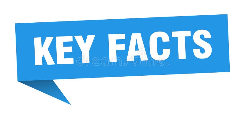 Key Facts Banner. Key Facts Speech Bubble Stock Vector - Illustration ...