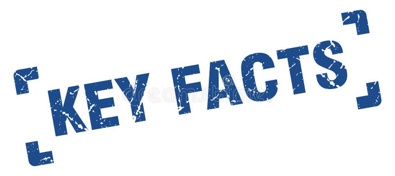 Key Facts Stamp. Square Grunge Sign Isolated on White Background Stock ...