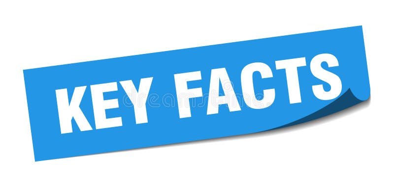 Key Facts Sticker. Key Facts Square Isolated Sign Stock Vector ...
