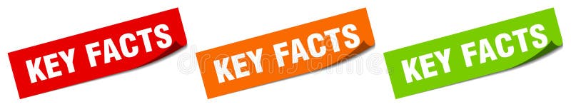 Key Facts Sticker. Key Facts Square Isolated Sign Stock Vector ...