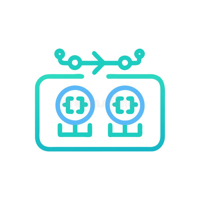 Key Features of Digital Twin Systems Stock Photo - Illustration of ...