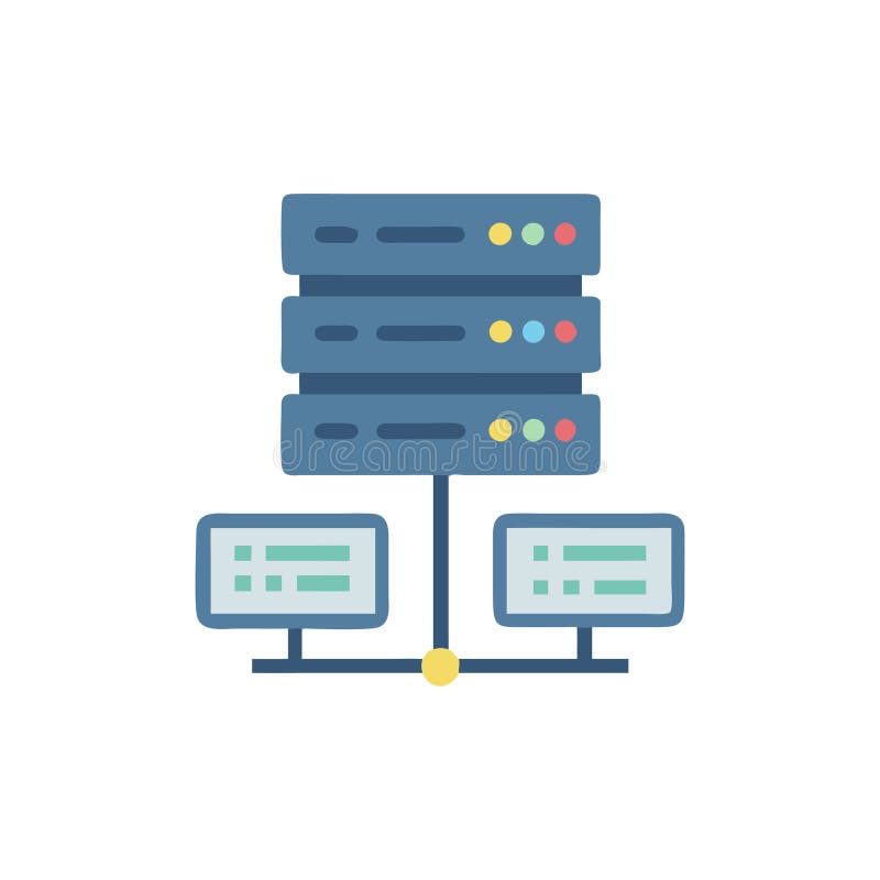Key Features of DNS Servers Stock Illustration - Illustration of ...