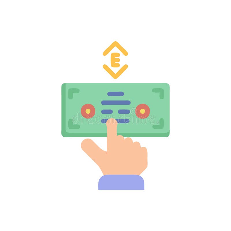 Key Features of Electronic Funds Transfers Stock Photo - Illustration ...