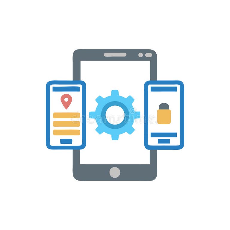 Key Features of Mobile Device Management Systems Stock Image ...