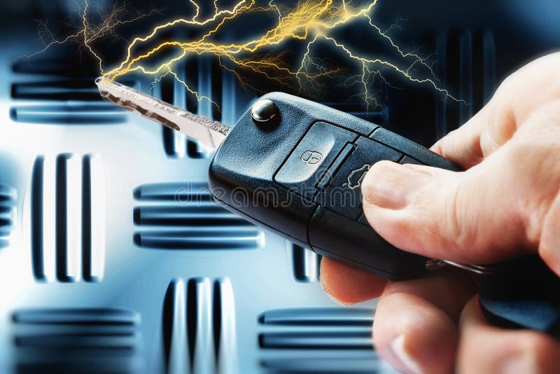 Key with Flash Remote Control Stock Photo - Image of rent, gift: 19591760