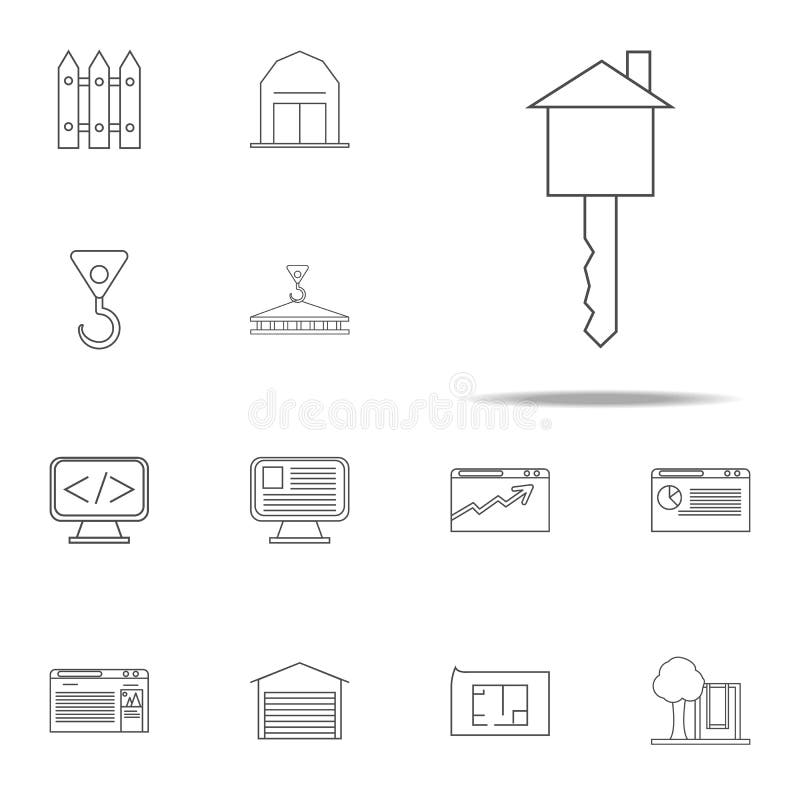 Key Form House Stock Illustrations – 764 Key Form House Stock ...