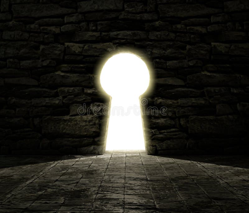 Key gate stock illustration. Illustration of business - 41691753