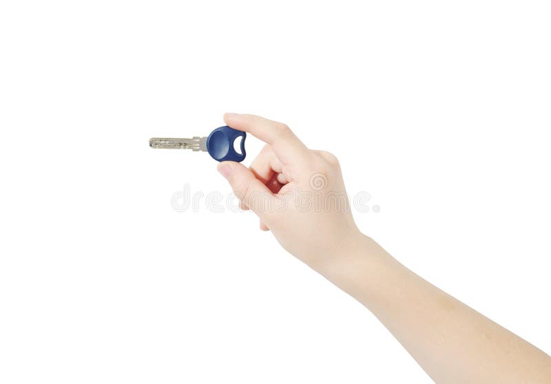 Key in hand stock image. Image of clipping, caucasian - 24856629