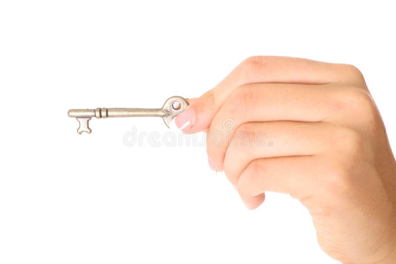 Key in hand stock image. Image of line, female, women - 3954271