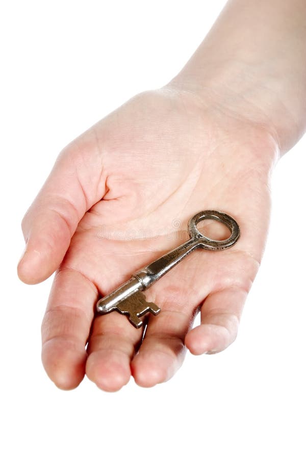 Key in Hand stock image. Image of isolation, concept, building - 532103