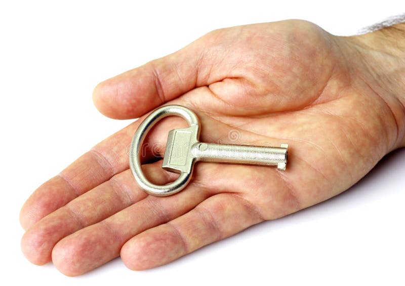 Key in hand stock photo. Image of owner, give, holding - 39563528