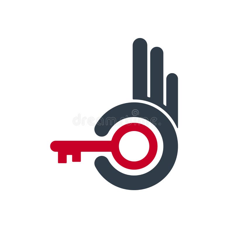 Key in hand stock illustration. Illustration of design - 147330403