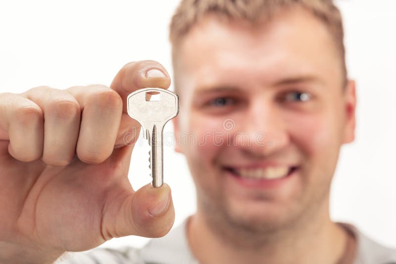 Key in hand stock photo. Image of agent, person, macro - 31525626