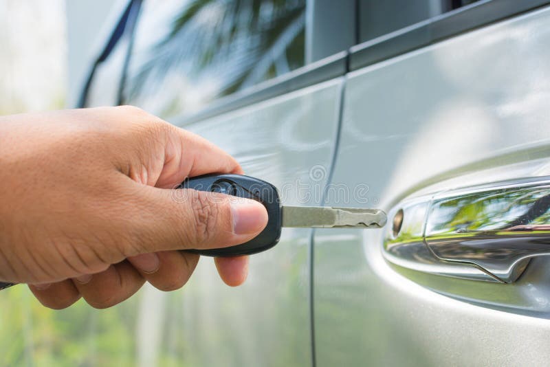 Key in Hand is Locking the Door Stock Image - Image of adult, finger ...