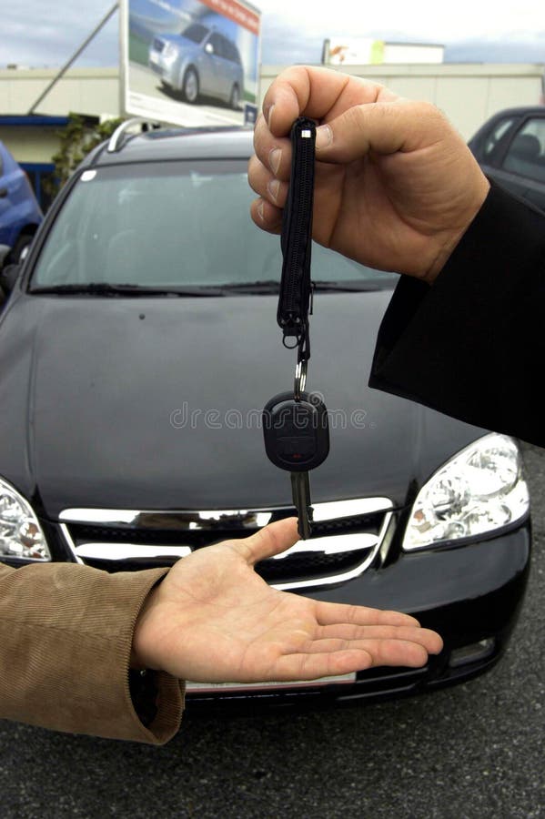 Key Handover on Car Purchase Stock Photo - Image of buying, mobility ...