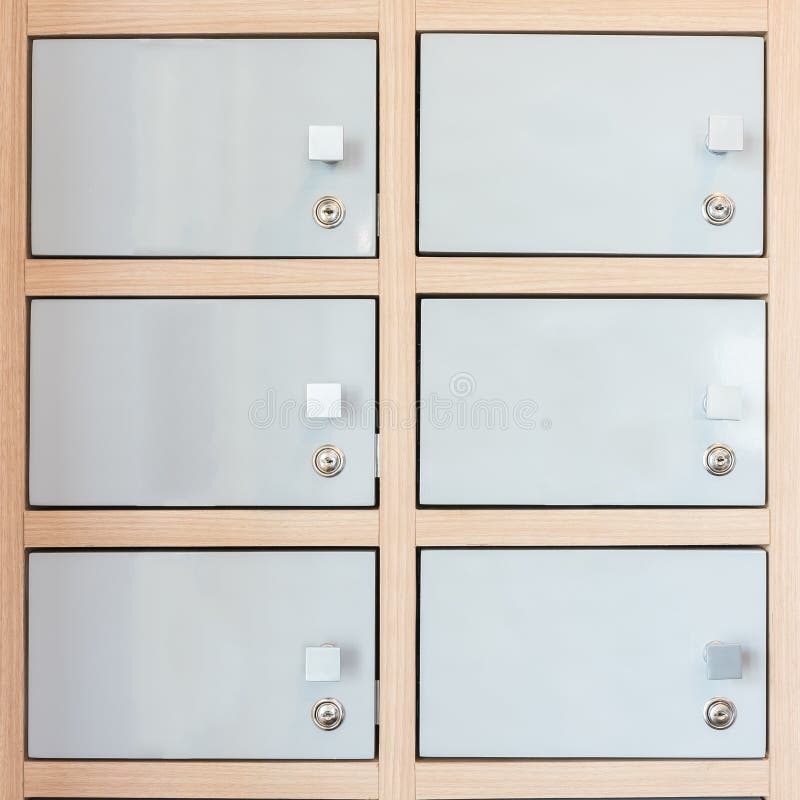 Key Hanging from the Locker Doors Opening Stock Photo - Image of lock ...