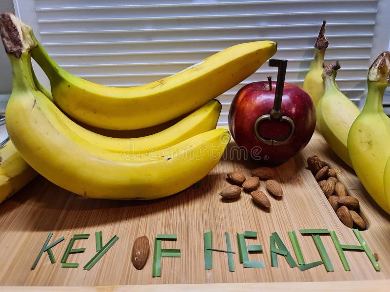 Key of Health. a Close Up Fresh Fruit Stock Photo - Image of fruit ...