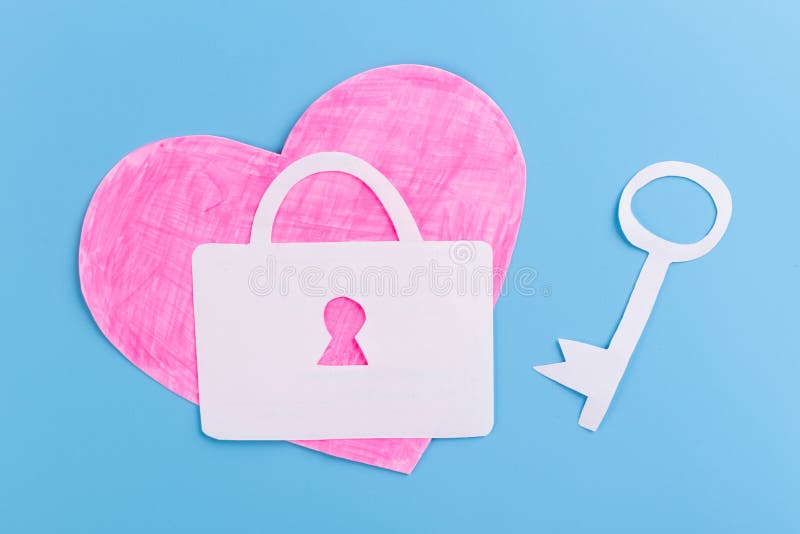 Key with the Heart As a Symbol of Love Stock Photo - Image of mystery ...