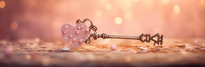 Key Heart, Magic Key, Mystical Key, Heart Lock, Love Concept Stock ...