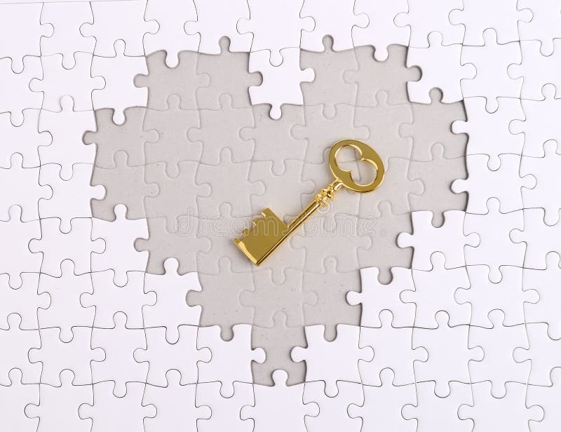 Key with Heart Shape Puzzle Stock Photo - Image of piece, puzzle: 54568652