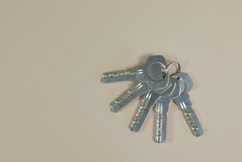 Key with High Security Design Stock Photo - Image of modern, plating ...