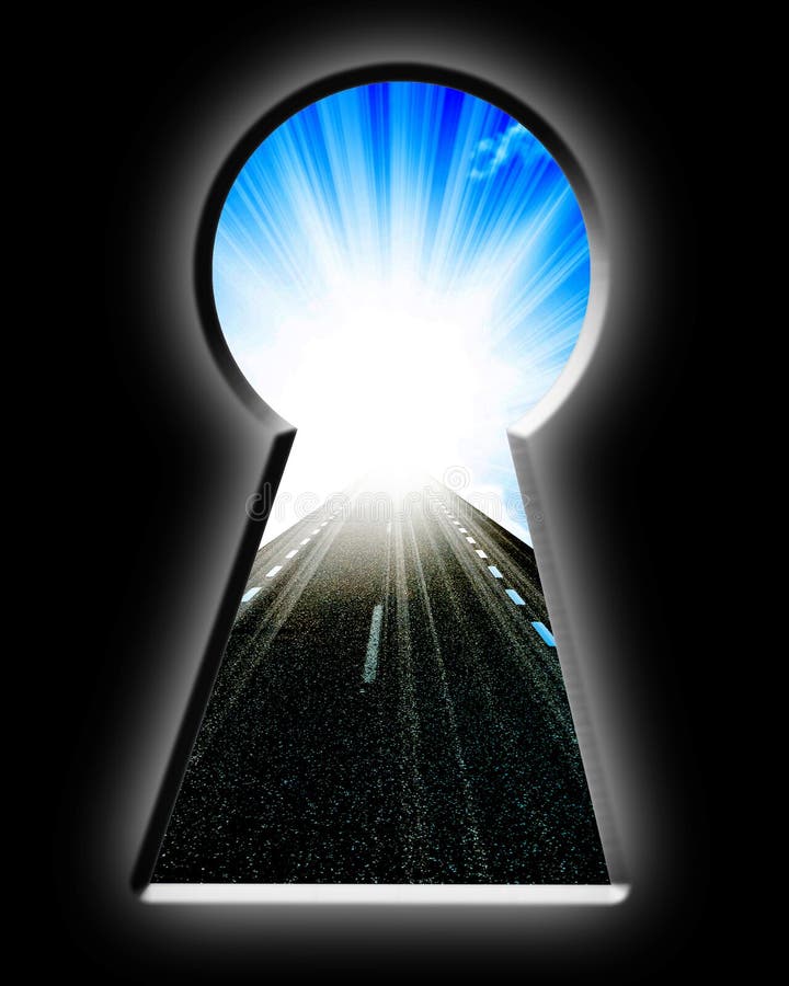 Key hole stock illustration. Illustration of light, earth - 7626842