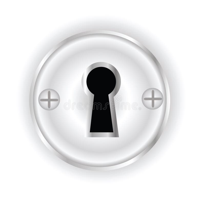Keyhole stock vector. Illustration of closed, keyhole - 22746911
