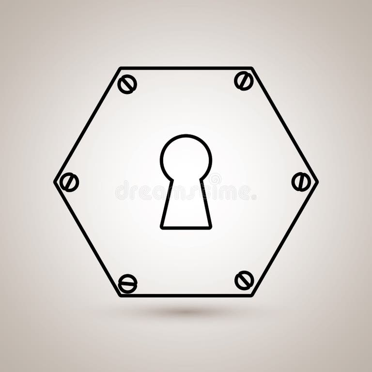 Key hole design stock illustration. Illustration of secure - 71046005