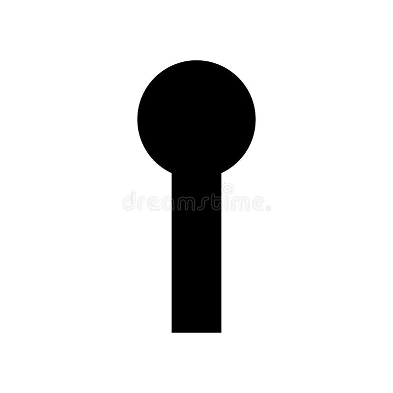 Key Hole Icon Design, Lock Symbol Vector, Security Sign Illustration ...