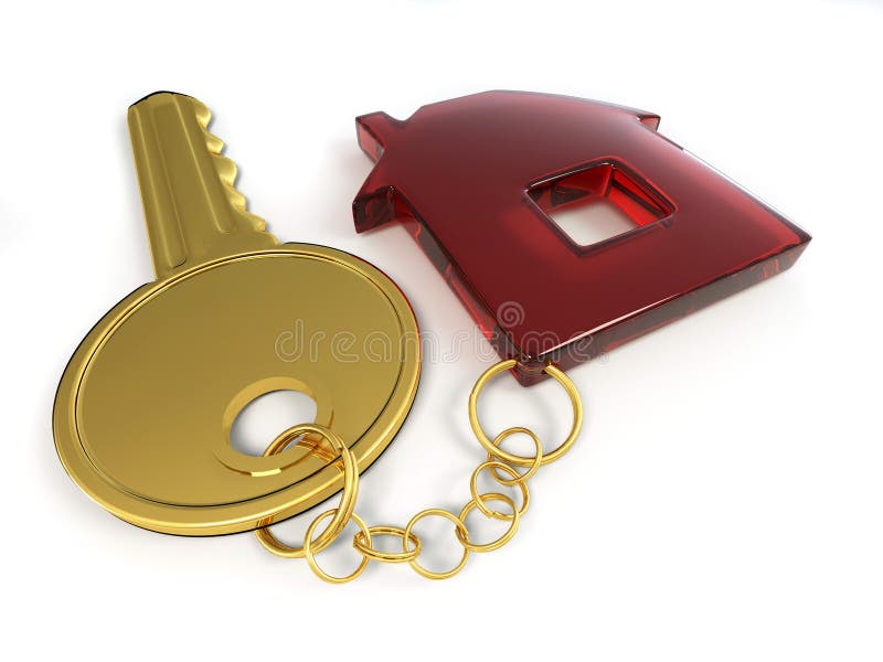 Locksmith Gold Key Word Profession Job Worker Stock Illustration ...