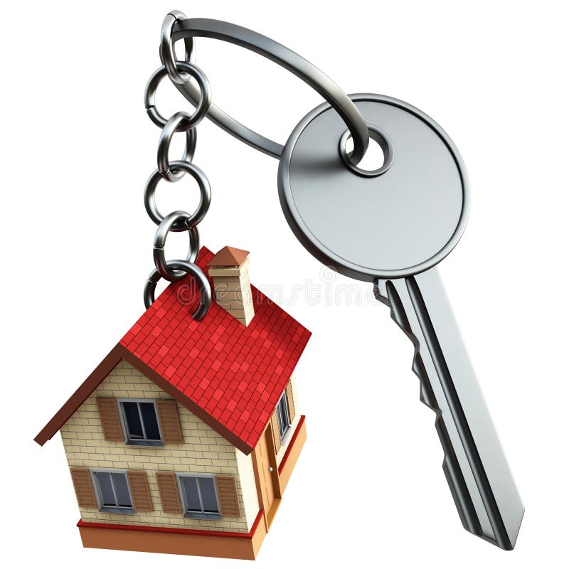 House and keys stock illustration. Illustration of building - 25200135