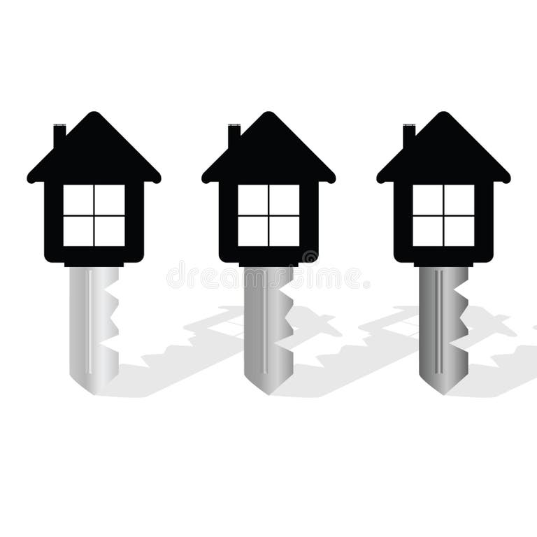 Sold House Key Silhouette Stock Illustrations – 351 Sold House Key ...