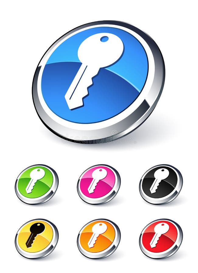 Key icon stock vector. Illustration of purchase, apartment - 11957349