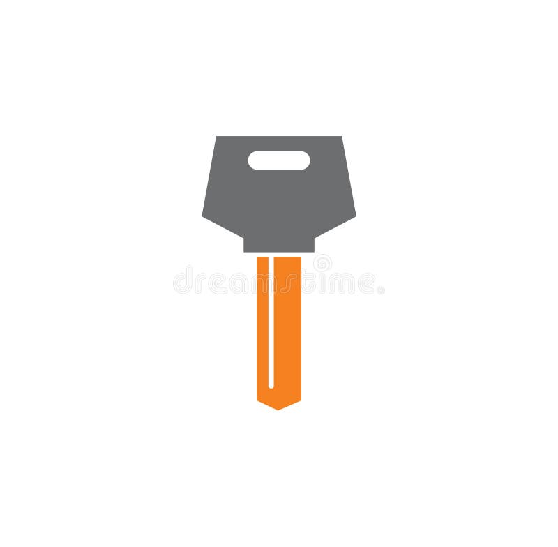 Key Icon on Background for Graphic and Web Design. Creative ...